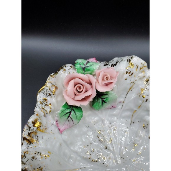 Accents | Vintage Lefton China Handpainted Trinket Dish Made In Japan ...